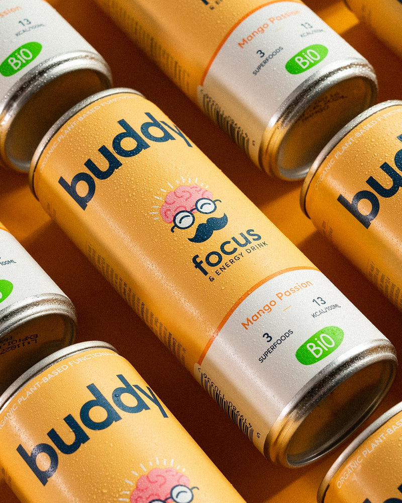 Buddy - Une Boisson Énergisante 100% Naturelle
